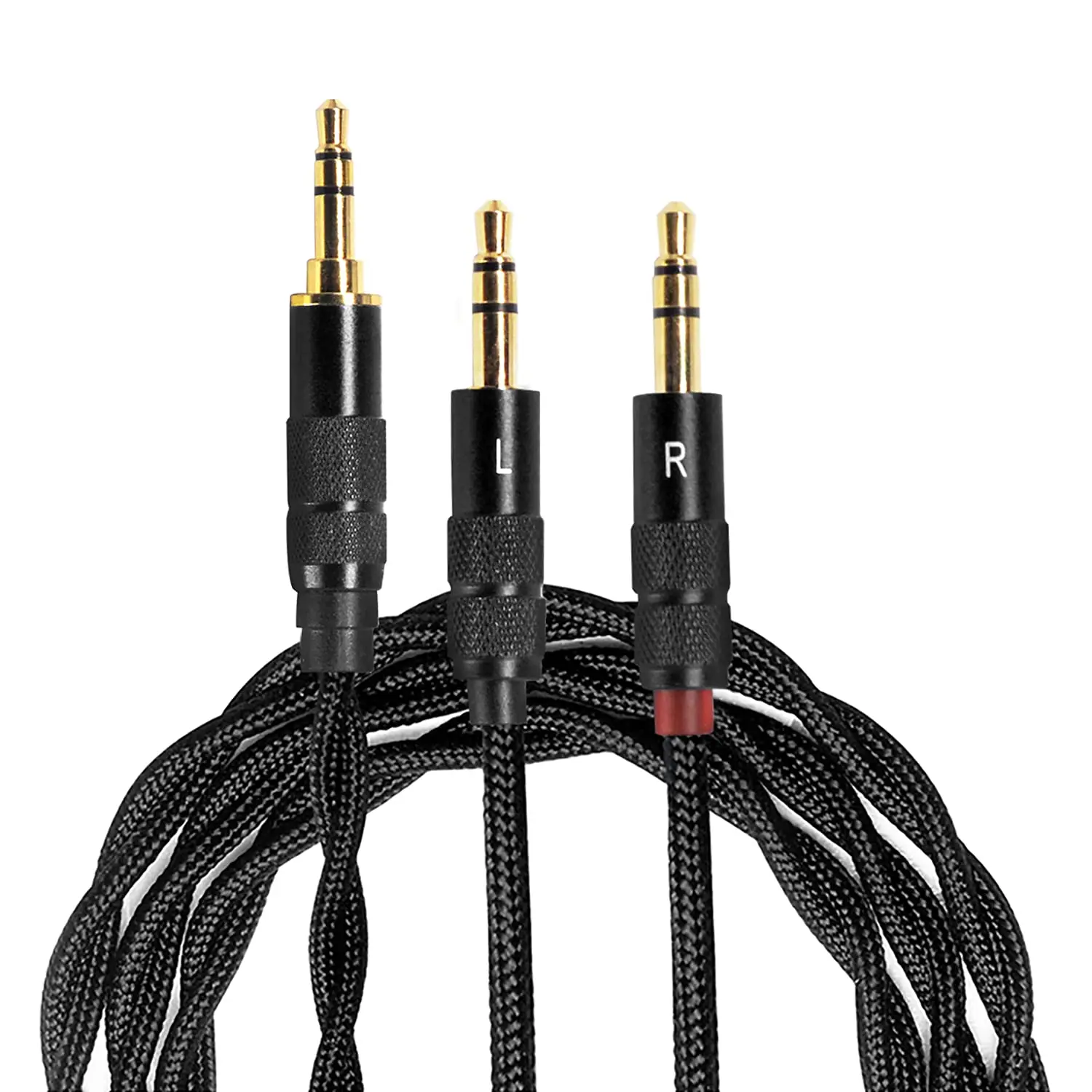 OKCSC Cable for Headphone 1 to 2 Jack 3.5/2.5/4.4mm Balance Upgrade ...