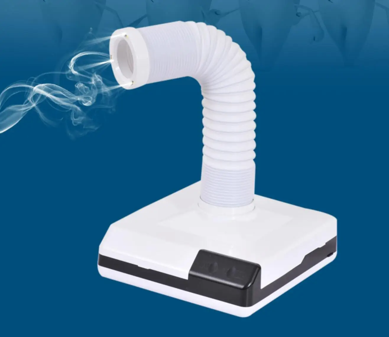 60W LED Dental Vacuum Cleaner Dust Collector Extractor Dental Lab Dust ...