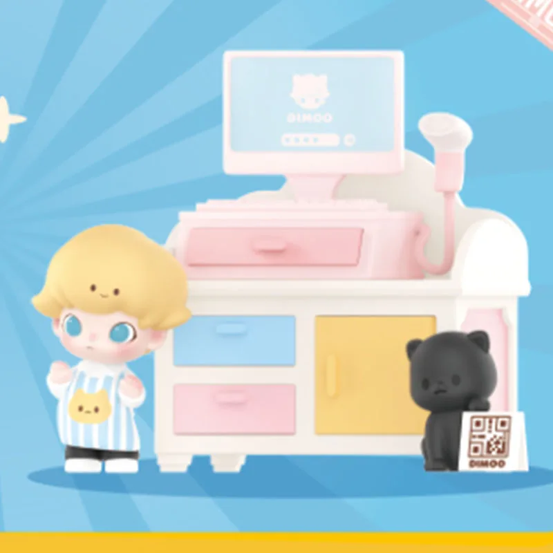 POP MART Dimoo Cat Paradise Series Prop. Caja sorpresa Juguetes Caja ...