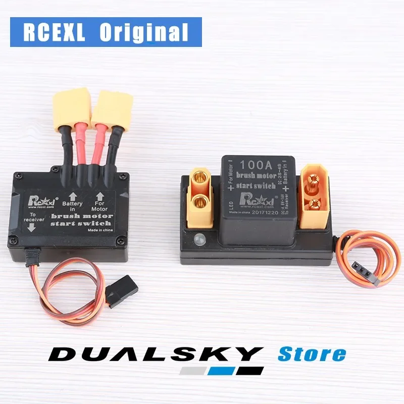 Rcexl 70A 100A Brush Motor Start Switch Electric Switch V2.0 for RC ...