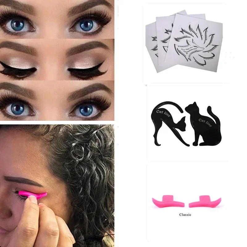 Eyeliner-Template-Set-Eye-Makeup-Stencil-Eyebrows-Eye-Shadow-Makeup ...