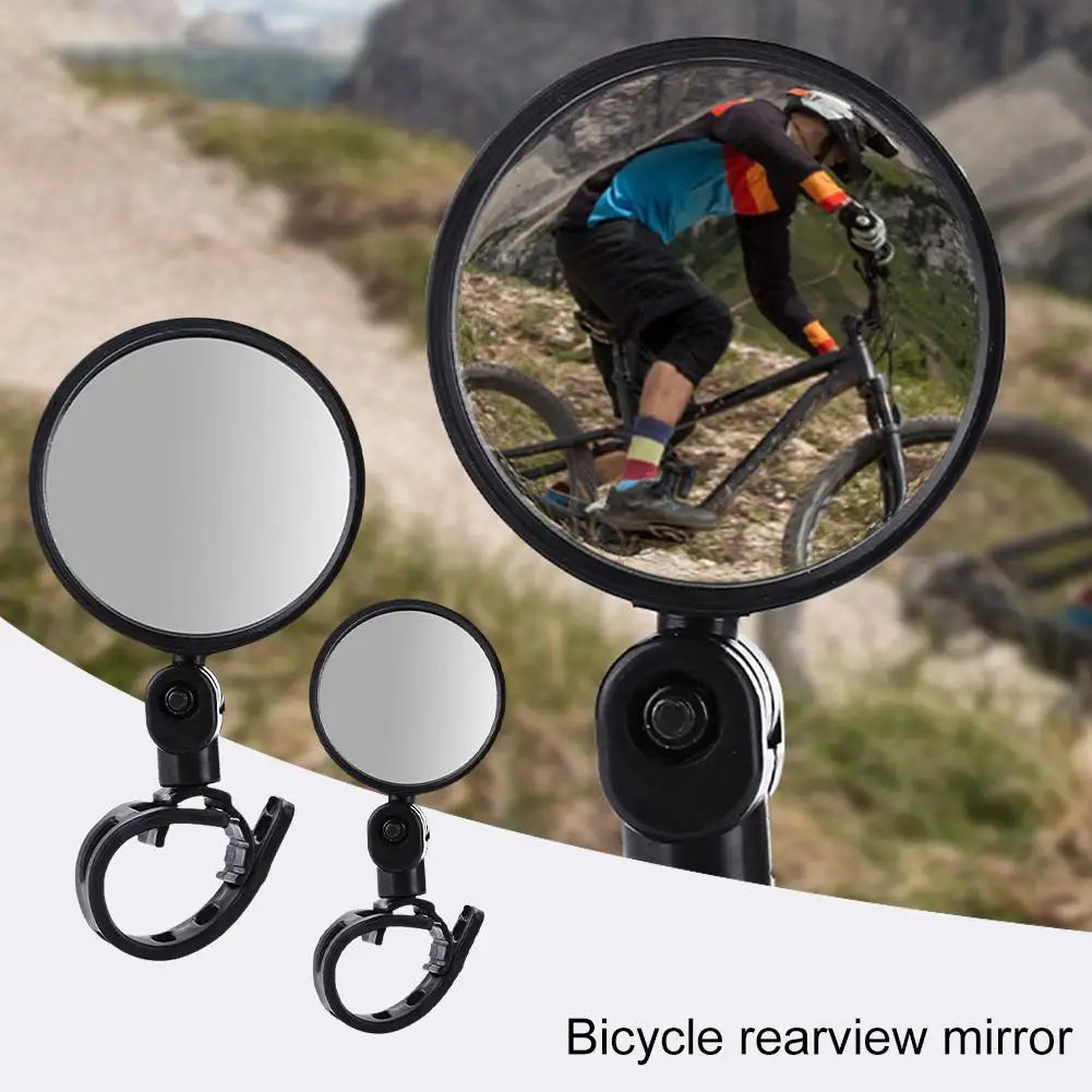Bicycle-Rearview-Mirror-Silicone-Handle-Rotation-Auxiliary-Convex ...