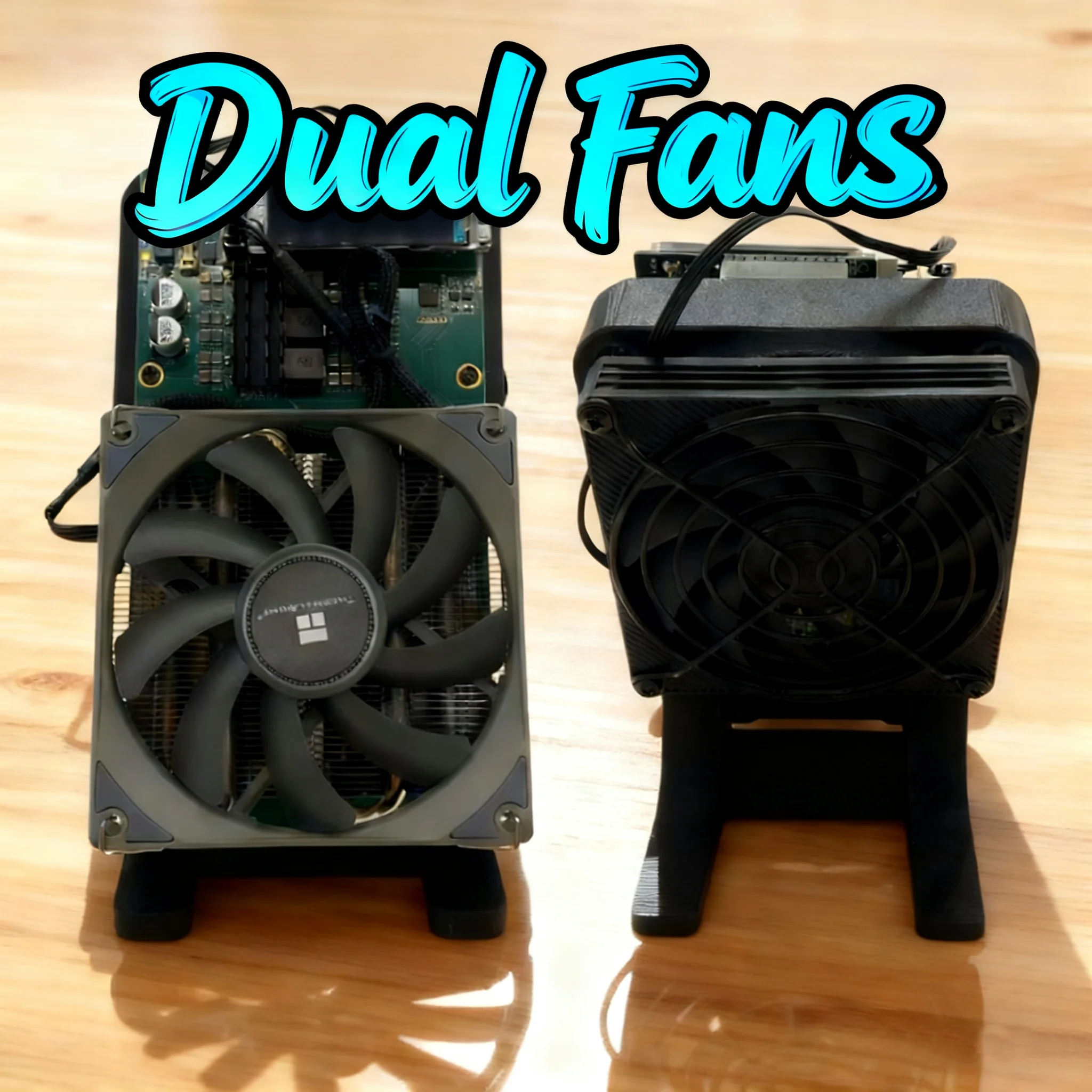 Latest design, Dual-fan cooling,NerdQaxe++ Hydro 4.8TH/s 78W Liquid ...