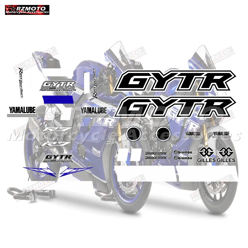 For-Yamaha-YZF-R7-YZF-R7-GYTR-Motorcycle-Parts-Fairing-Sticker-Full ...