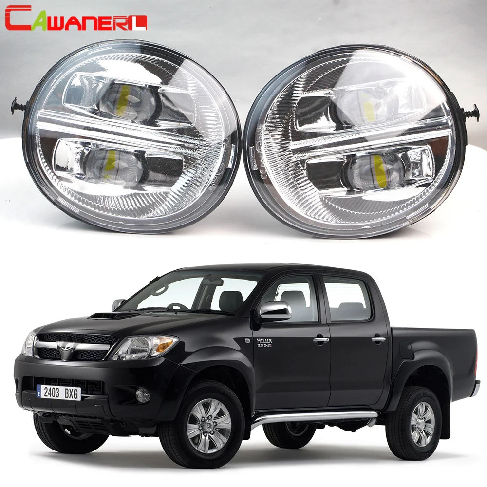 2-Pieces-60W-10000LM-Car-Front-LED-Fog-Light-Assembly-For-Toyota-Hilux ...