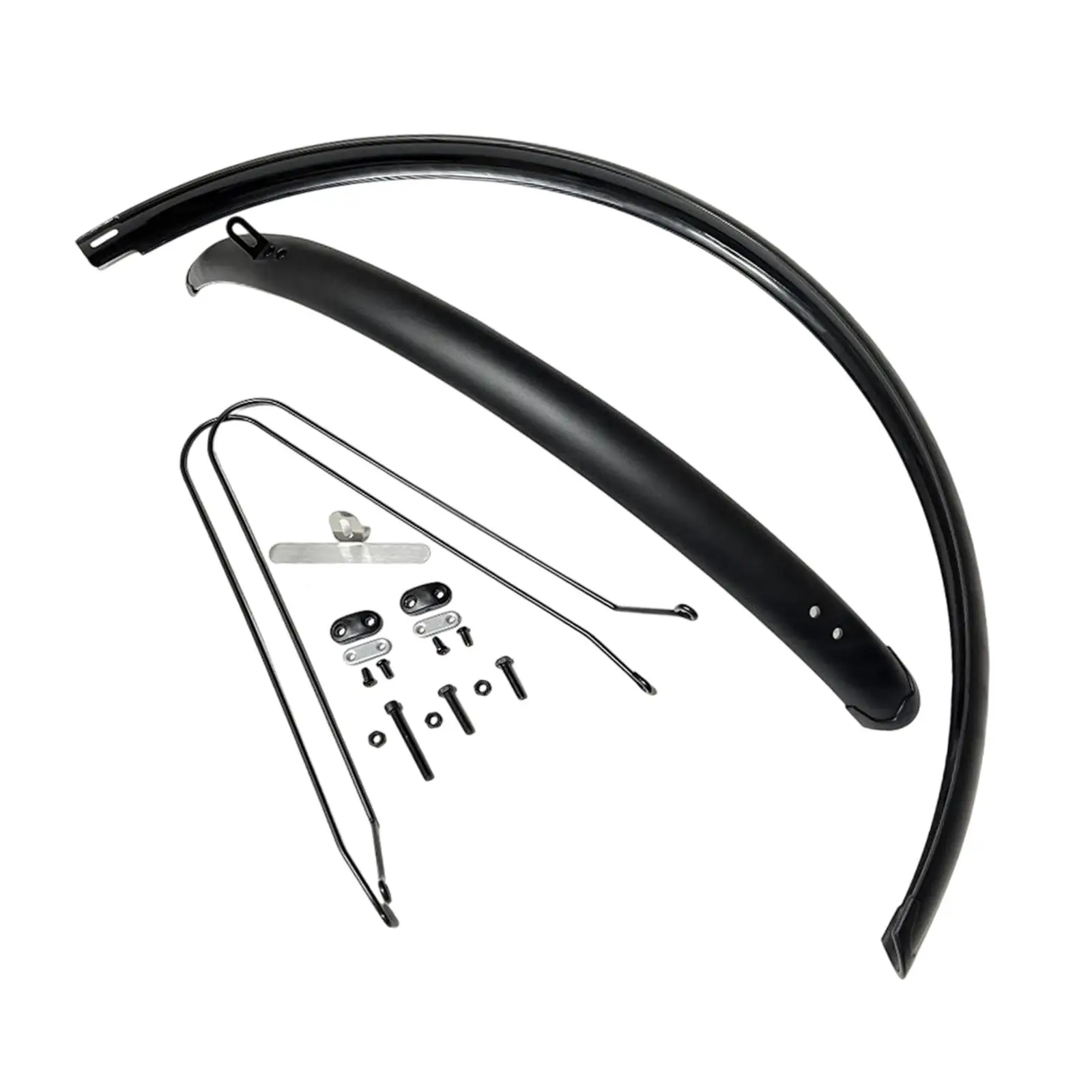 1 Set 700C Road Bike Mudguard PVC Front and Rear Mud Guard Bike ...