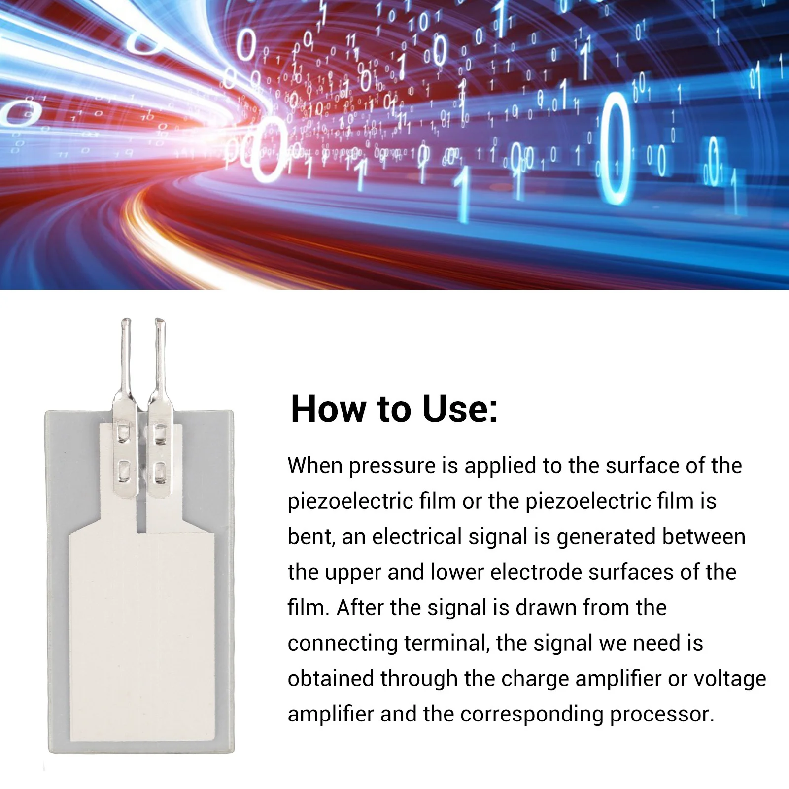 Flexible Piezoelectric Film Sensor High Sensitive Force Trigger PVDF ...