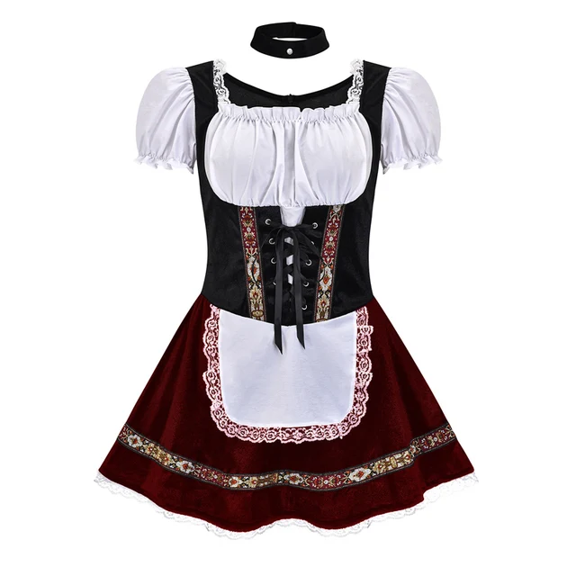 Multiple Lady German Oktoberfest Costume Alpen Traditional Fraulein ...
