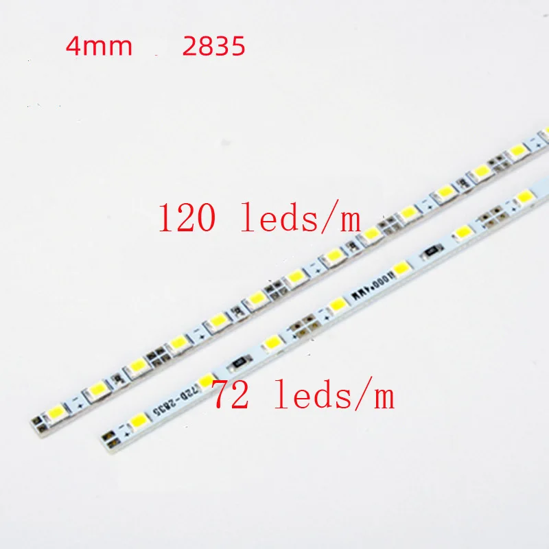 10pcs Customized Length 12v 24v 4mm Slim Narrow LED Hard Strip Rigid ...
