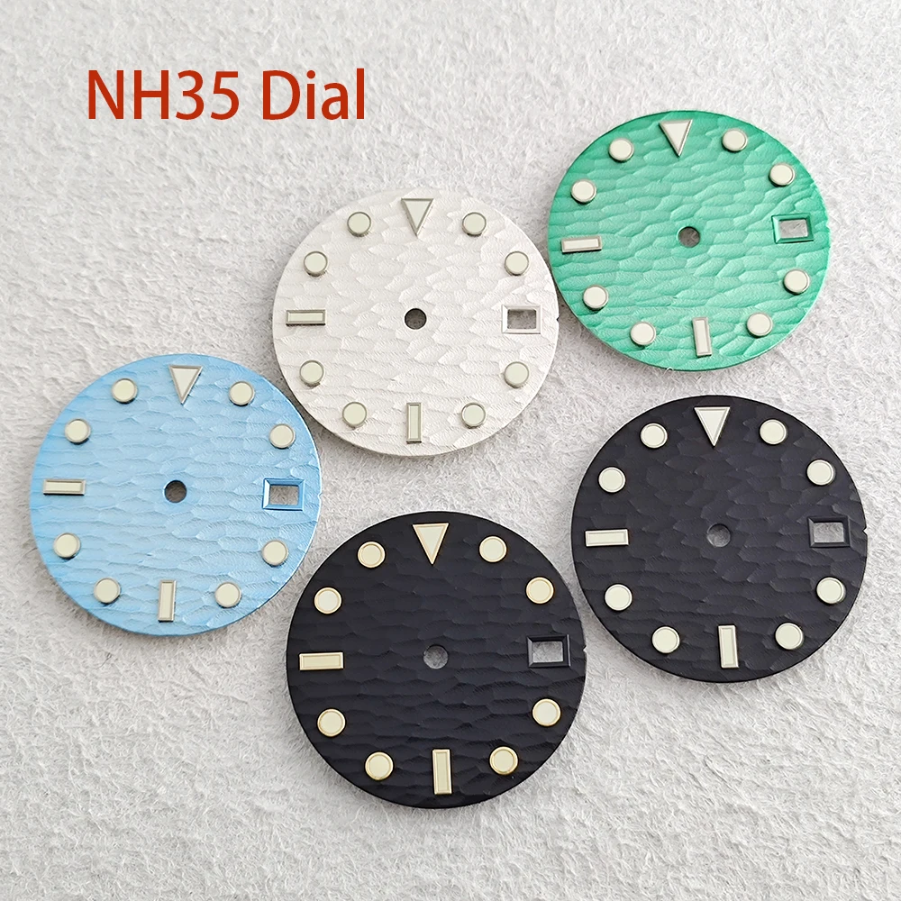 NH35-dial-28-5mm-without-logo-green-luminous-watch-dial-suitable-for ...
