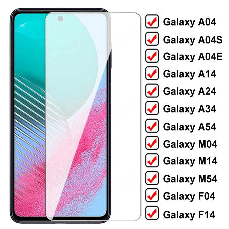 100D Tempered Glass For Samsung Galaxy A04 A04S A04E A14 A24 A34 A54 ...