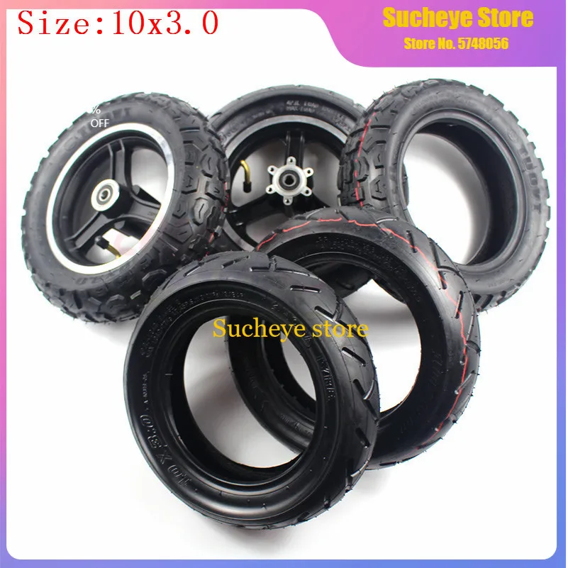 10-Inch-Pneumatic-Wheels-Tubeless-Tyre-10x3-0-Tire-Inner-Tube-Alloy ...
