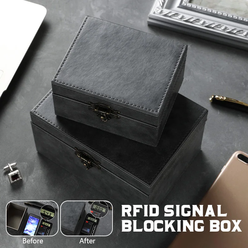Faraday RFID Signal Blocker Anti-Theft Box Protector Radiation-proof ...