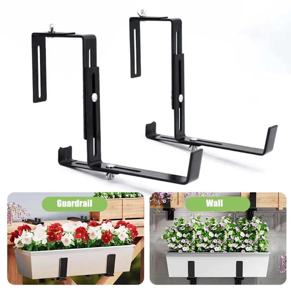 1-Set-Flower-Pot-Hook-Iron-Wall-Mounted-Hanging-Plant-Pot-Bracket ...