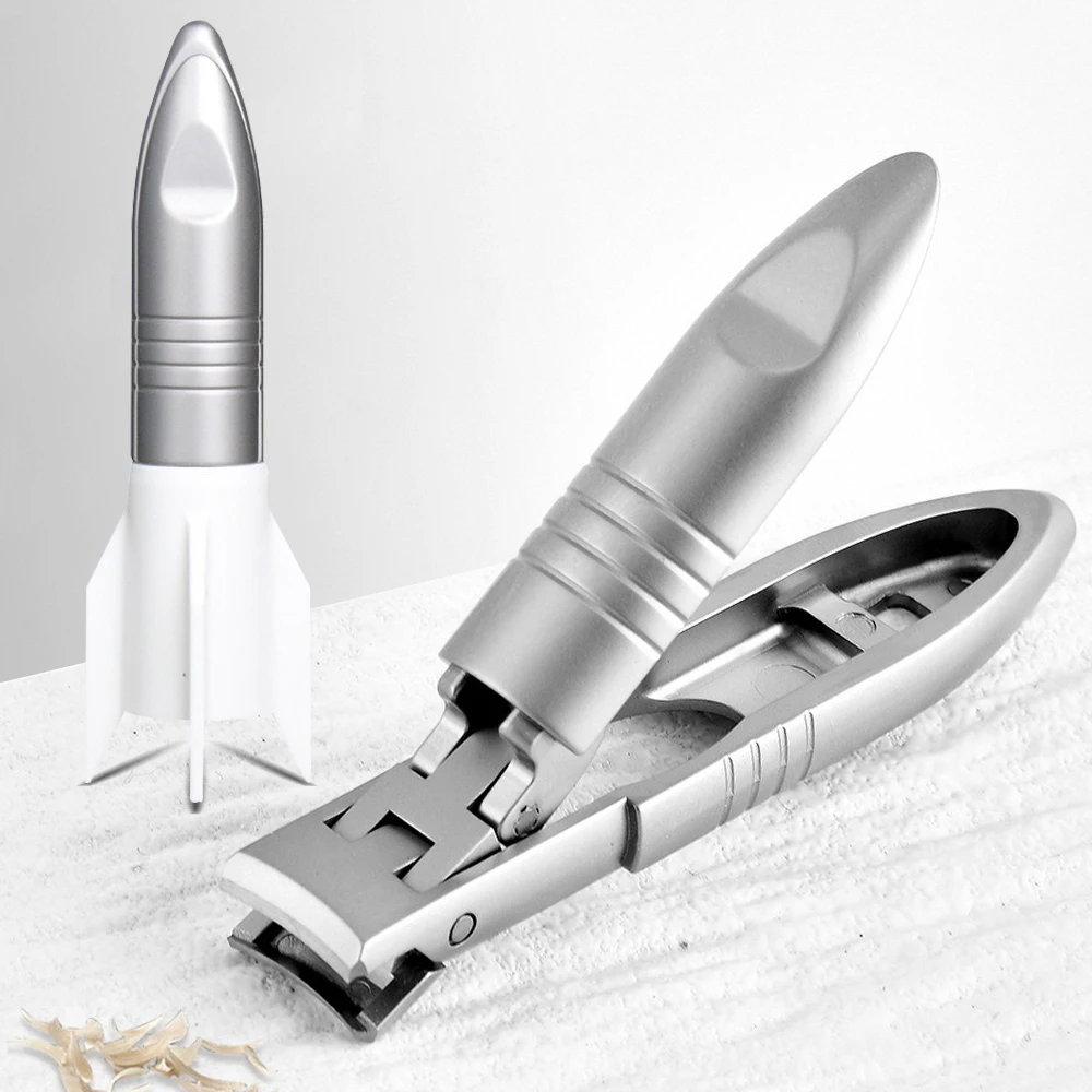 1Pcs Nail Clippers Stainless Steel Wide Jaw Opening Manicure Fingernail ...