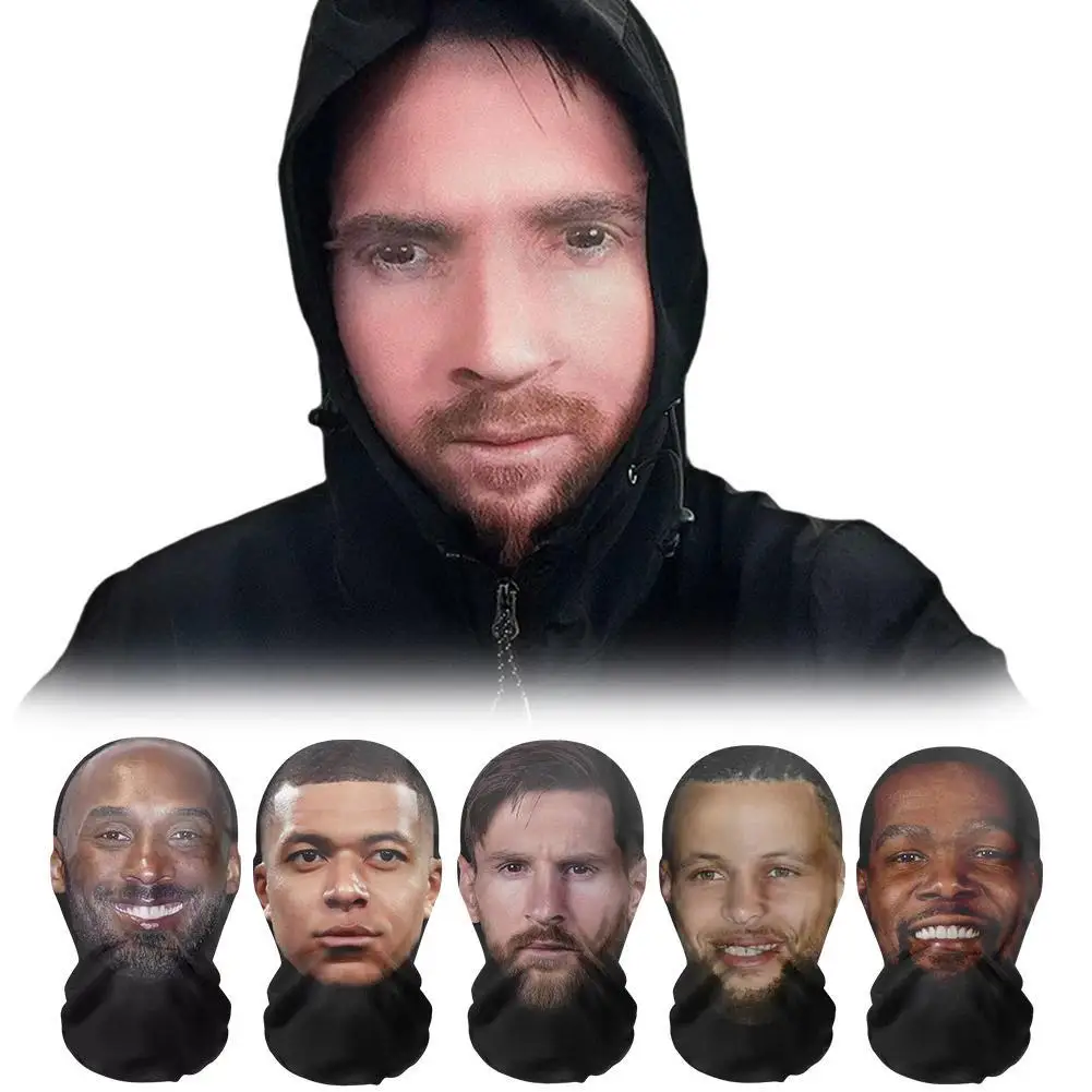 3D Mask Balaclava Hat Facial Performance Parody Prank Headgear Seamless ...