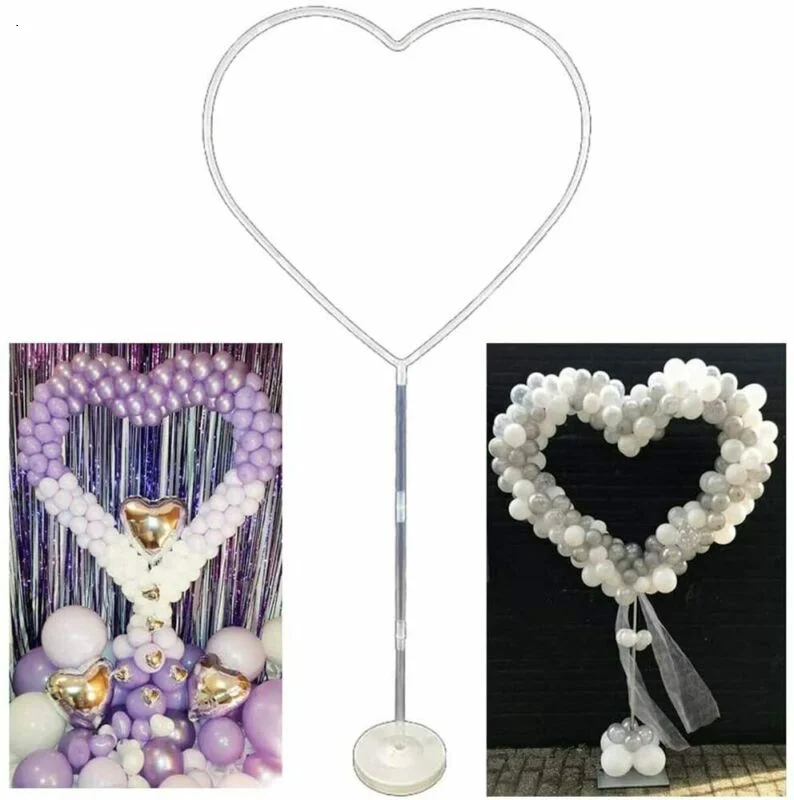 1set-Heart-Balloon-Stand-Balloon-Arch-Frame-Baloons-Wreath-Holder ...