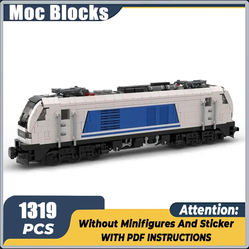 Moc Building Bricks Car Model BR 159 Eurodual Hybrid Locomotive ...
