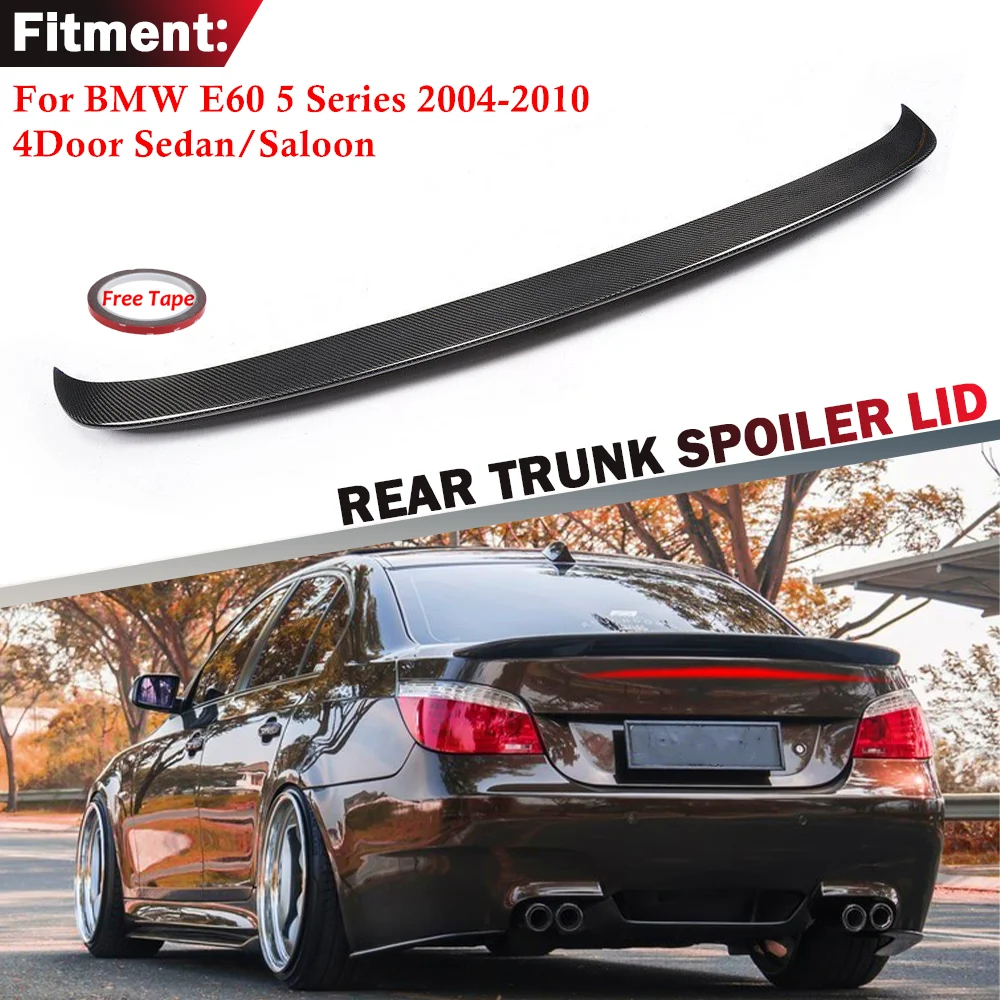 Car-Rear-Trunk-Boot-Lip-Spoiler-Wing-Lip-For-BMW-5-Series-E60-2004-2010 ...