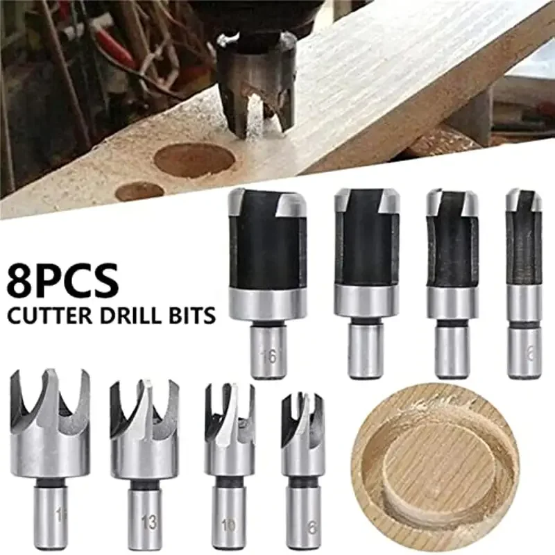 8pcs-Wood-Hole-Plug-Cutter-Set-Carpentry-Wood-Plug-Cutter-Straight ...
