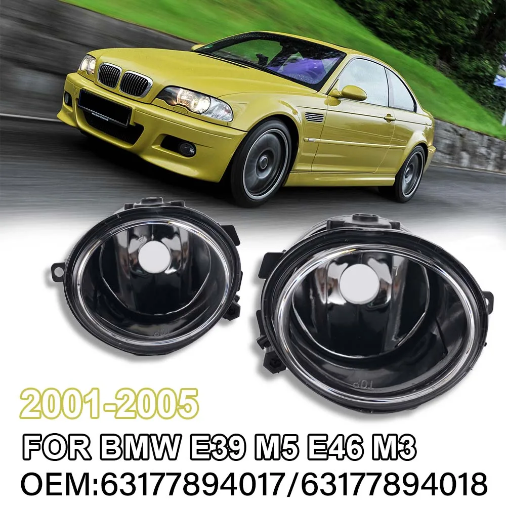 A Pair Of Suitable For Bmw E39 E46 M3 M5 Front Bumper Lights 2001-2005 ...