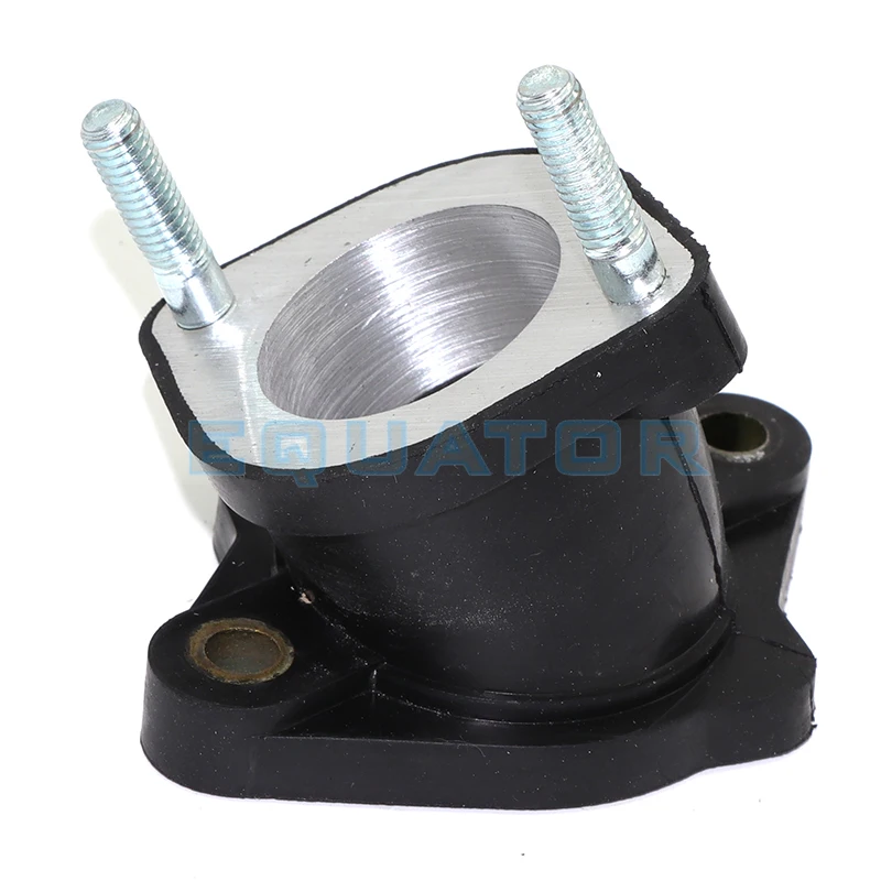 Motorcycle Dirt Bike 30mm Angled Adapter Intake Inlet Manifold Pipe fit ...