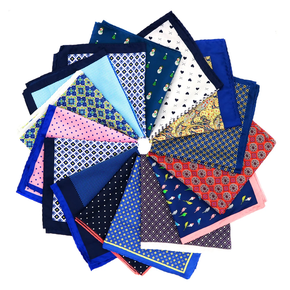 Wholesale-15-Piecess-Men-s-Pocket-Squares-12-5In-Large-Silky-Floral ...