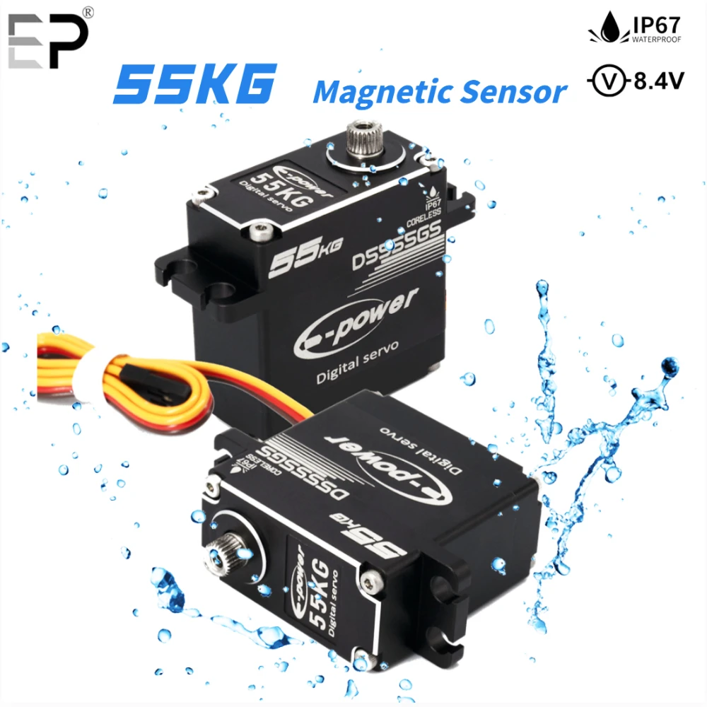 EP-Waterproof-Servo-55kg-Coreless-Digital-Servo-IP67-180-270-360 ...