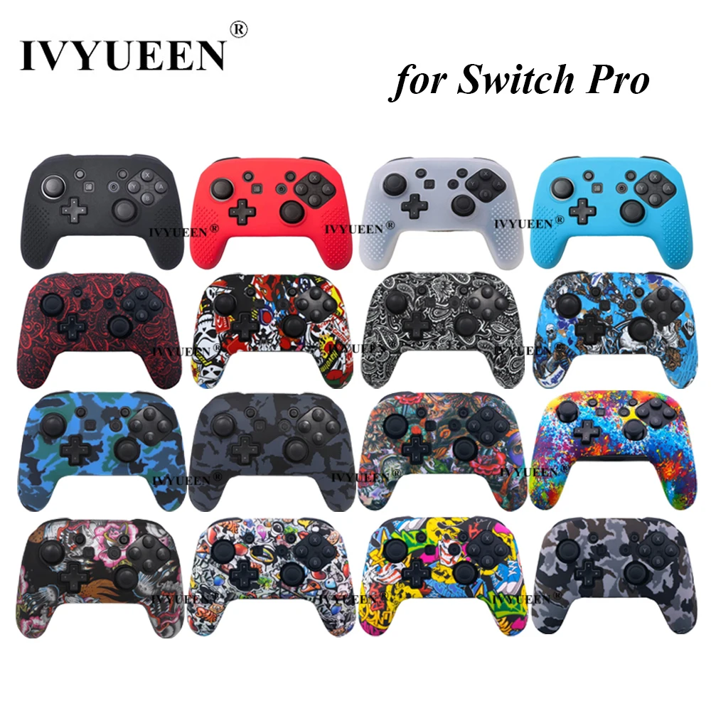 IVYUEEN-Anti-slip-Silicone-Skin-Cover-for-Nintend-Switch-NS-Pro ...