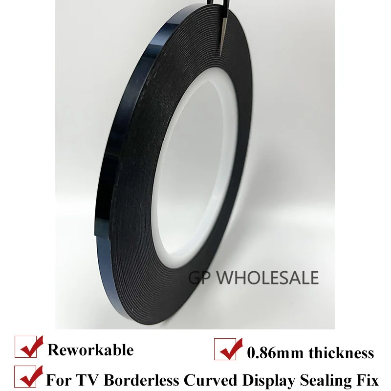 2x 3mm~4mm~5mm LCD Screen Frameless Tape Adhesive Double-sided Adhesive ...
