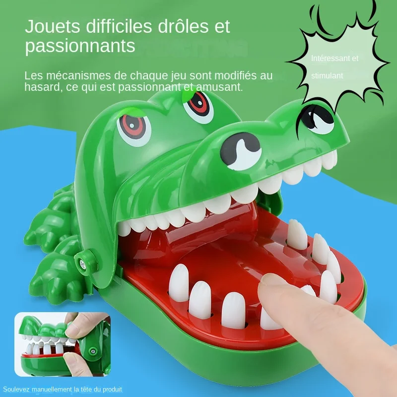 Jouets-dents-de-crocodile-pour-enfants-alligator-mordant-les-doigts-jeux-de-dentiste-Jeu-de ...