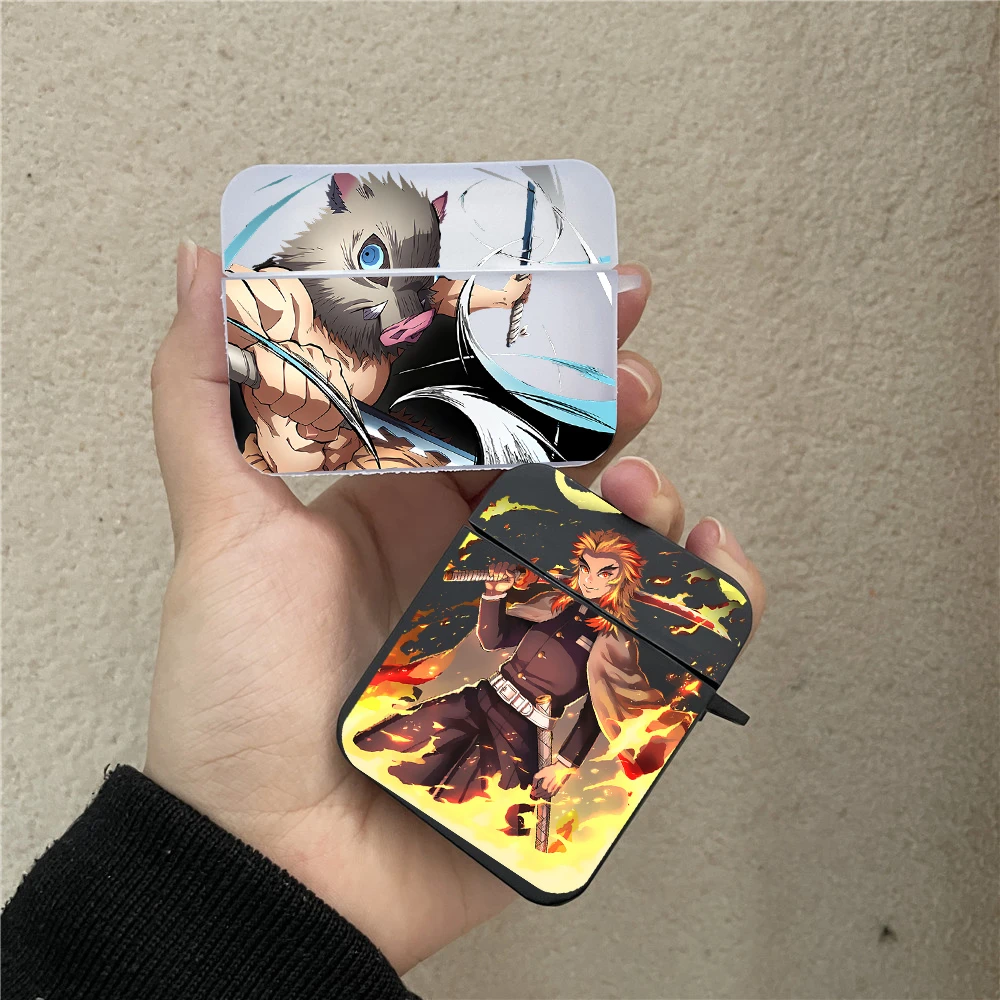 Demon Slayer Square Soft Silicone Case For Airpods Pro 3 2 Kimetsu No ...