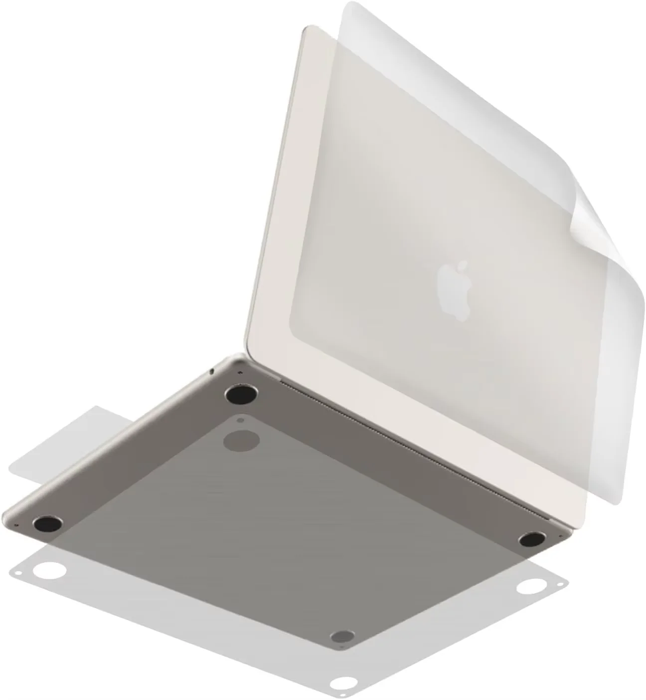 Transparent Matte Film for MacBook Pro 16 inch 14 Air 13.6 15.3 2026 ...