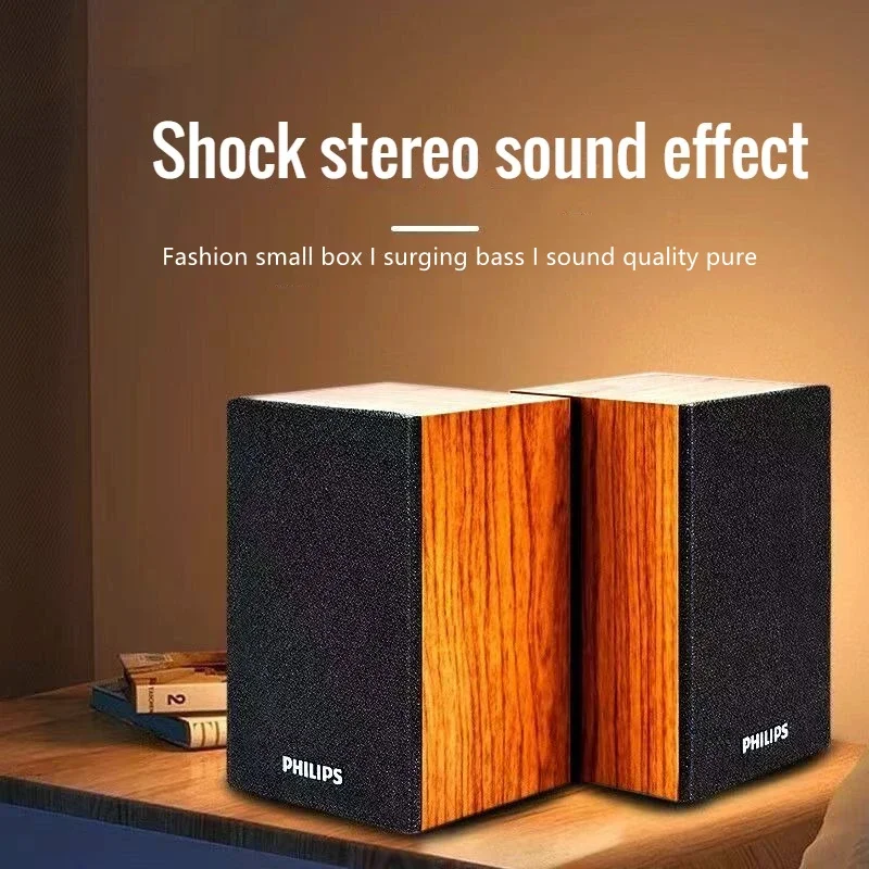 Wood-Multimedia-Home-HiFi-Stereo-Sound-Subwoofer-Bluetooth-Speakers ...