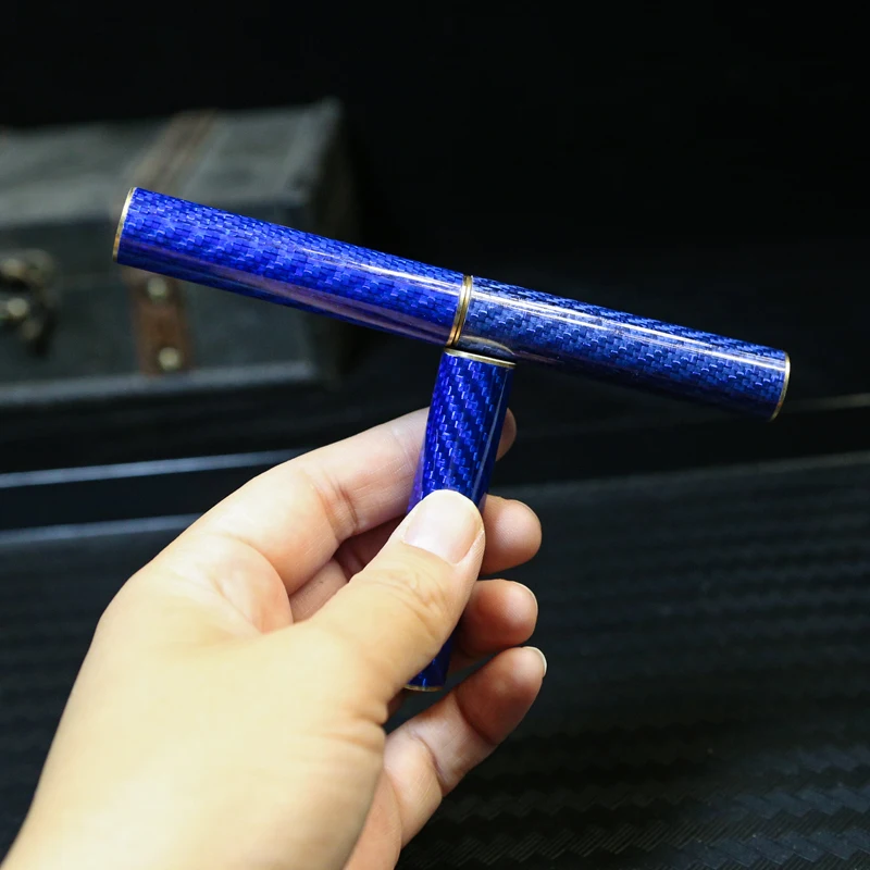 New-Carbon-Fiber-Three-section-Stick-Rotating-EDC-Fidget-Spinner-Fidget ...