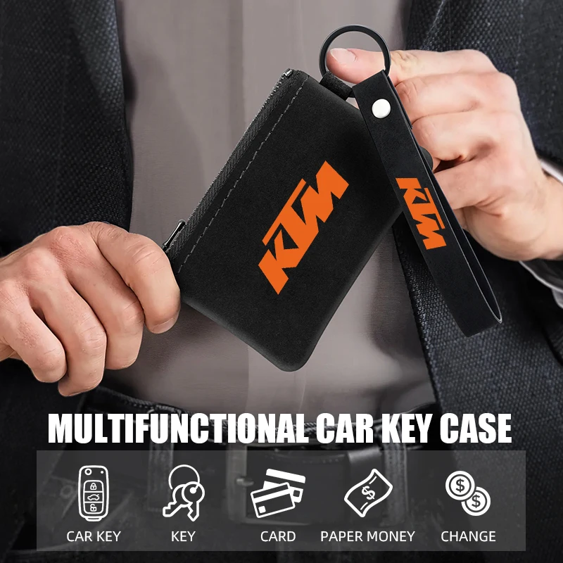 Moto-Key-Chain-Wallet-Mini-Card-Bag-Keyring-Accessories-for-KTM ...