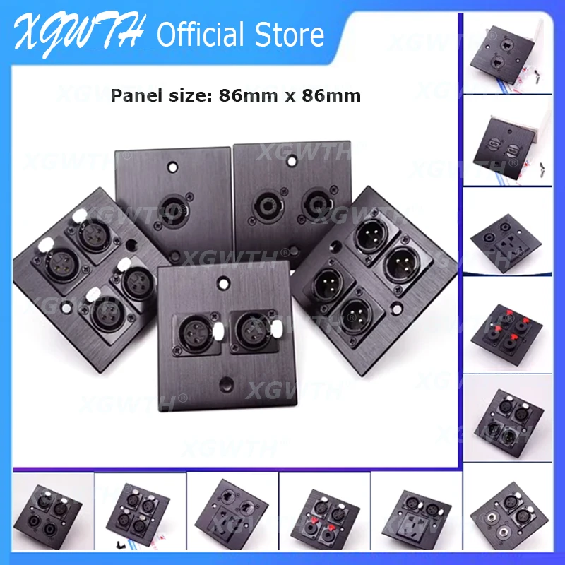 Audio-Socket-Multifunctional-Panel-D-Type-Module-Connector-BNC-HDMI-USB ...