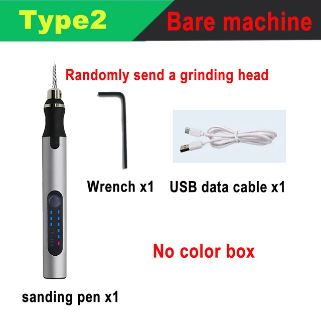 Electric Mini Grinder Engraving Pen Graveerpen Wireless Grinder with ...