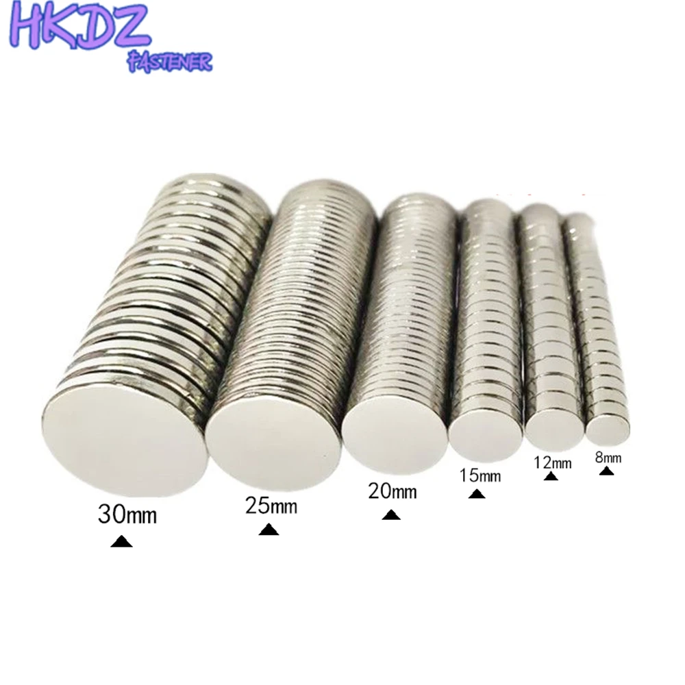10x2mm Super Strong Round Disc Blocks Rare Earth Neodymium Magnets ...