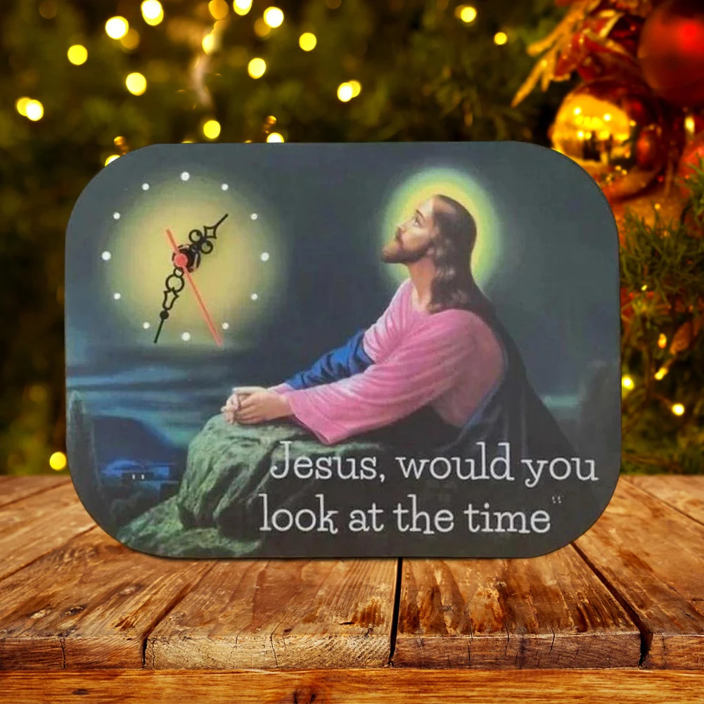 Jesus-Christ-Look-at-The-Time-Clock-Novelty-Modern-Design-Wall-Clock ...