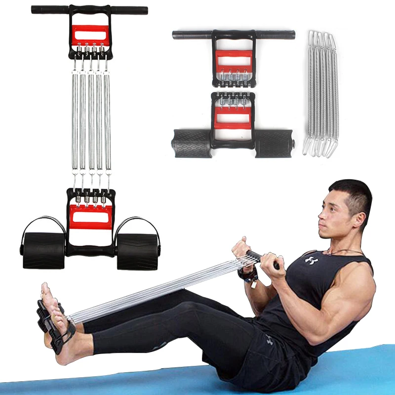 Multifunction-Chest-Developer-Spring-Expander-Elastic-Pedal-Chest ...
