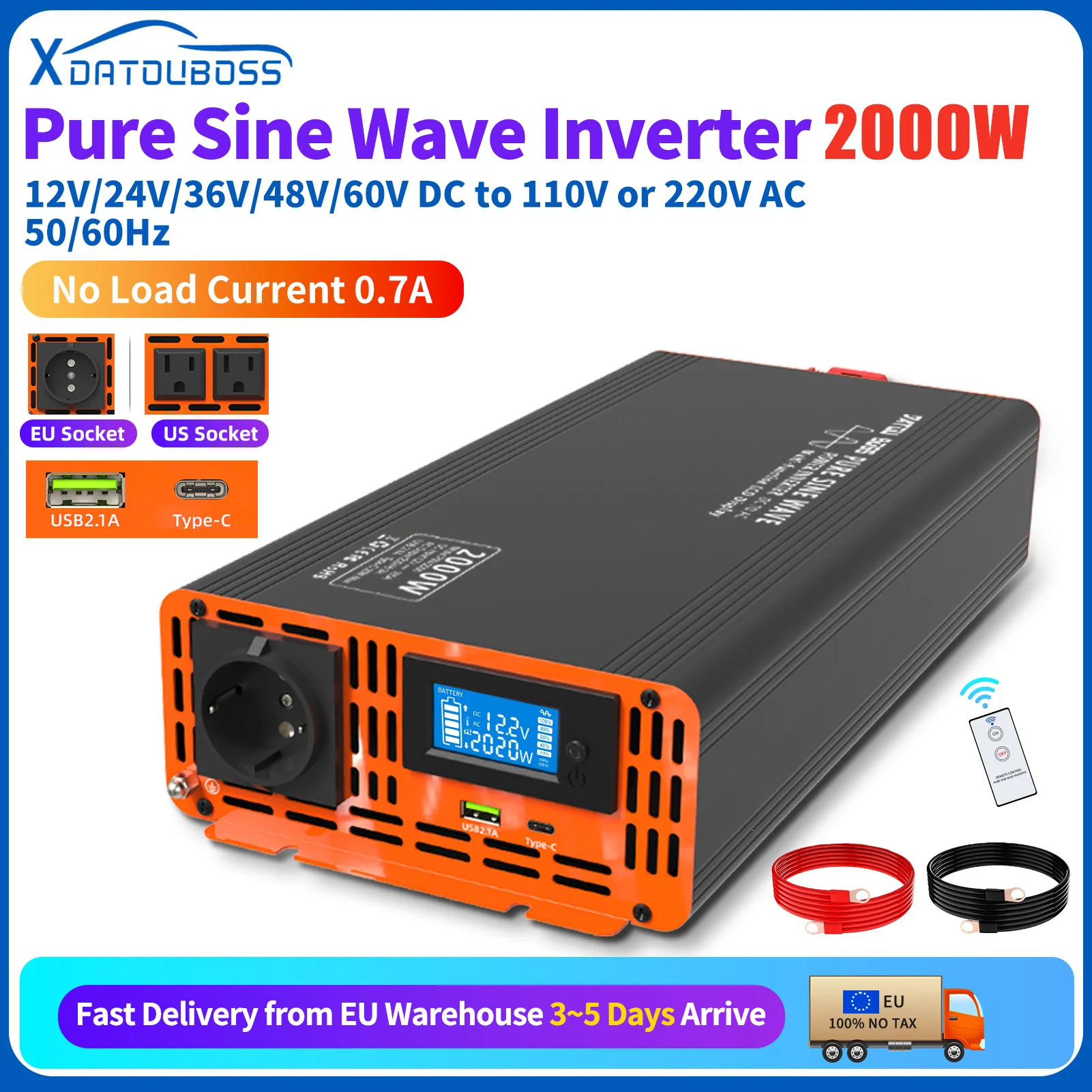 DATOUBOSS-PSW-Inverter-12v-220v-2000w-DC-12V-24V-36V-48V-60V-to-AC-110V ...