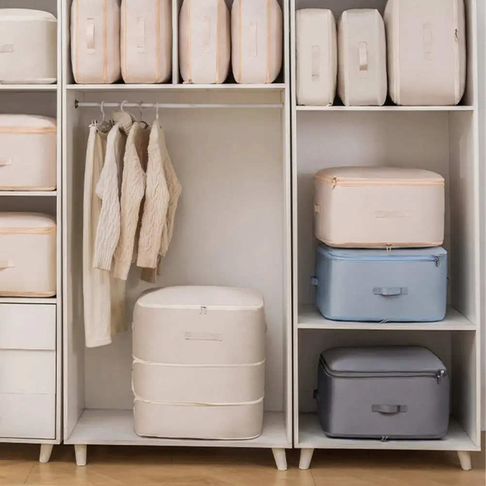 Foldable-Storage-Bag-Waterproof-Fabric-Storage-Bag-with-Zipper-Closure ...