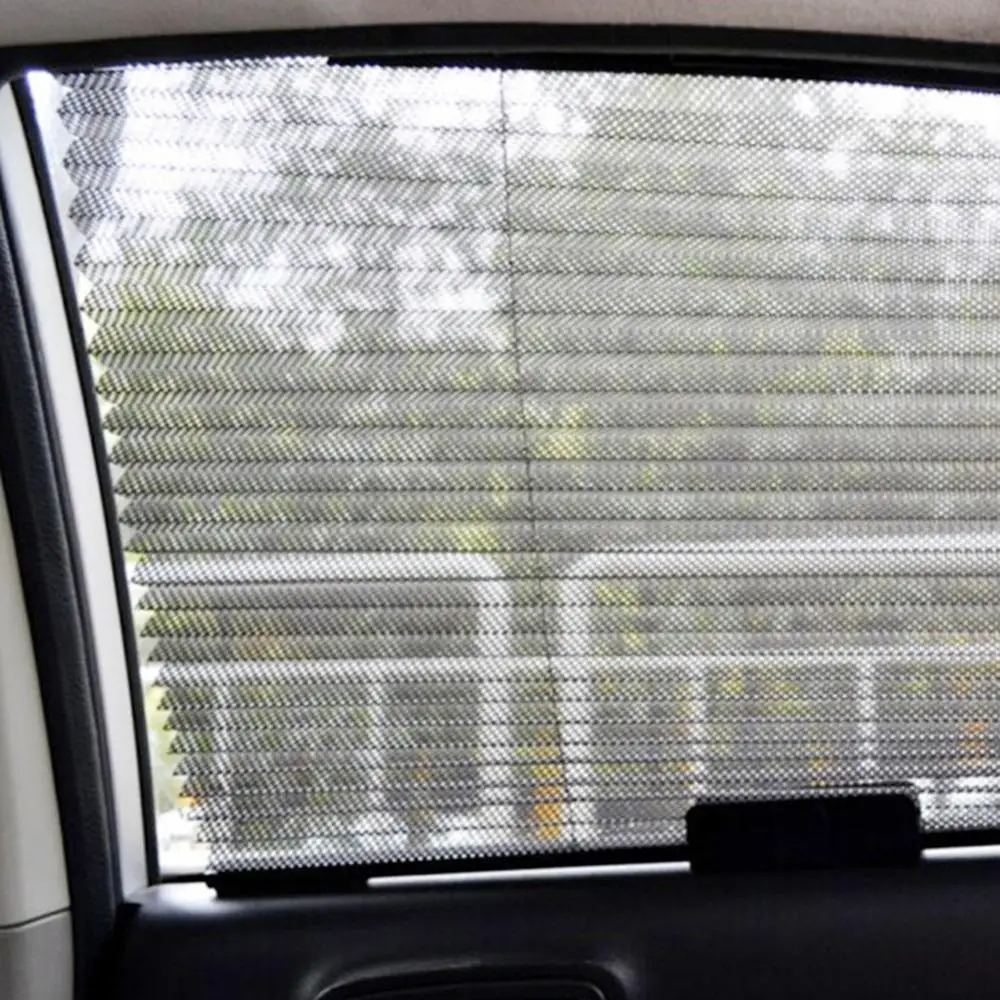 Summer Car Automatic Retractable Side Window Curtain Sun Shield Blind ...