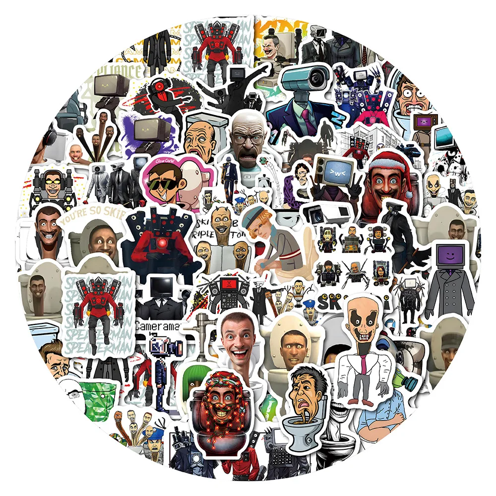 10-30-60PCS-Skibidi-Toilet-Game-Cartoon-Stickers-Funny-Graffiti ...