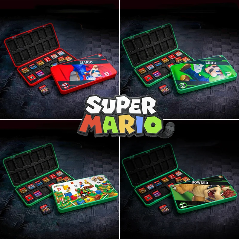 Super-Mario-Game-Cards-Case-for-Nintendo-Switch-Oled-Lite-Portable ...