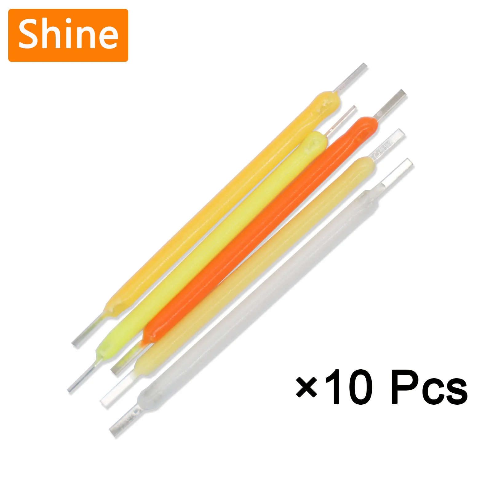 10Pcs DC 3v 12v 57v 80v 38MM COB LED Filament 2200k White Blue Red ...