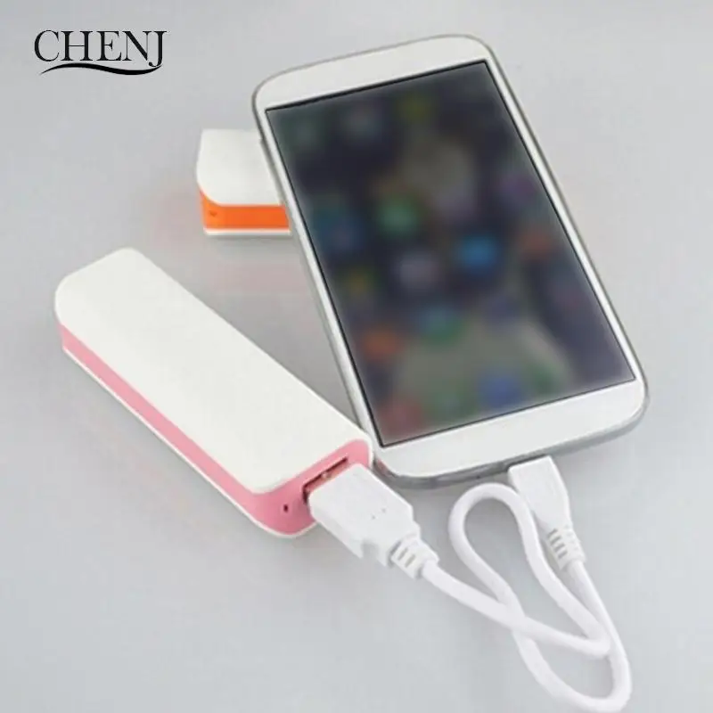 1 개 보조베터리 18650 상자 전화 충전기 Diy 케이스 Usb 보조베터리 배터리 충전기 케이스 전화 충전 배터리 포함