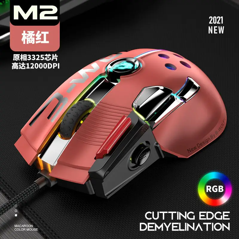 Rat-n-mec-nico-para-juegos-tipo-c-con-cable-modo-dual-12000-Dpi ...