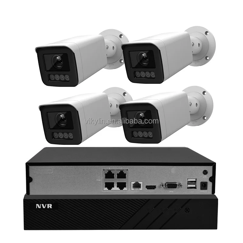 OEM Hik 4CH 8 16channel 4mp Security Camera System Outdoor Home Poe Nvr ...